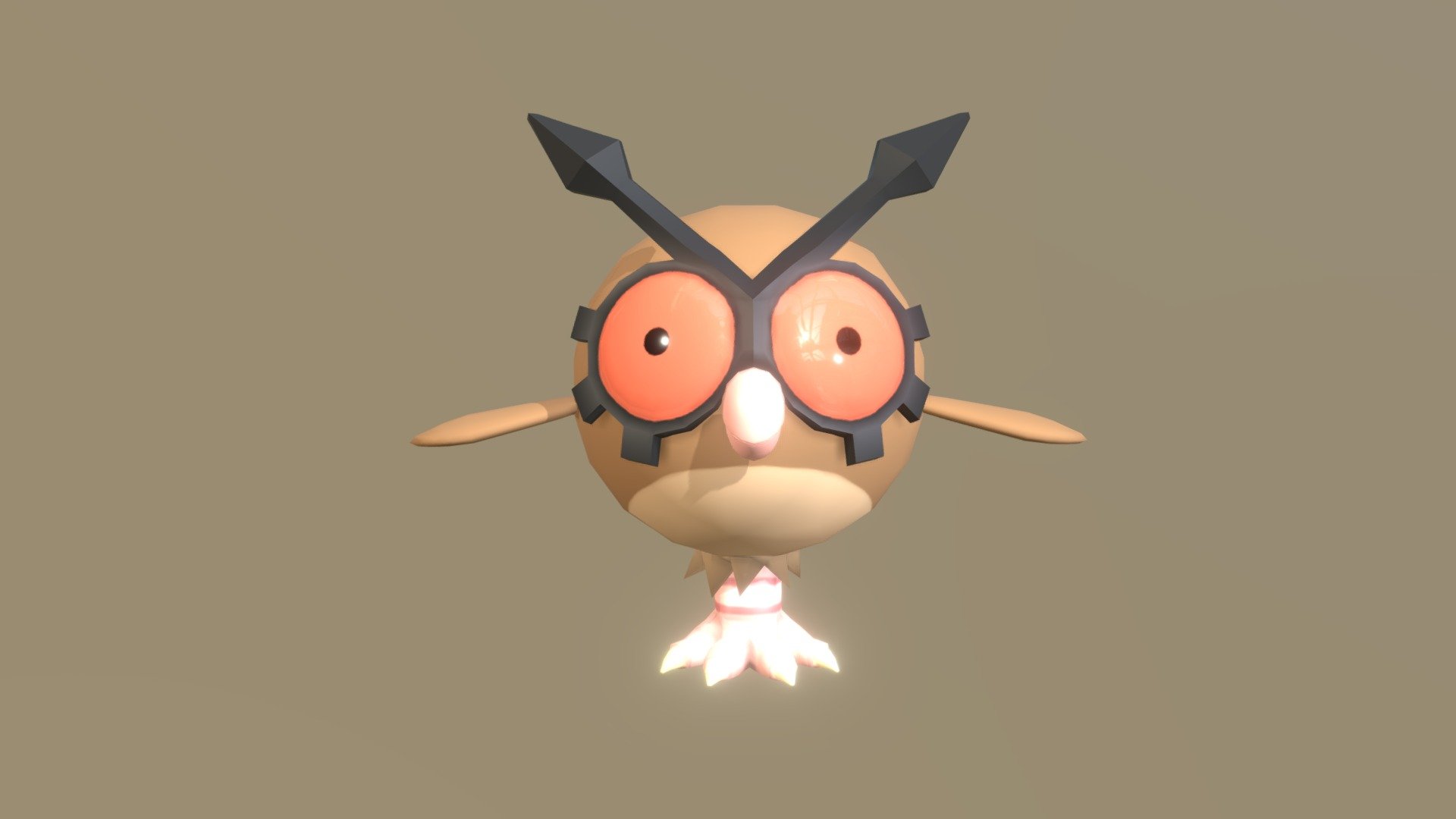 Hoothoot - 3D model by Dylan Martínez Sánchez (@dylanmartinezs ...