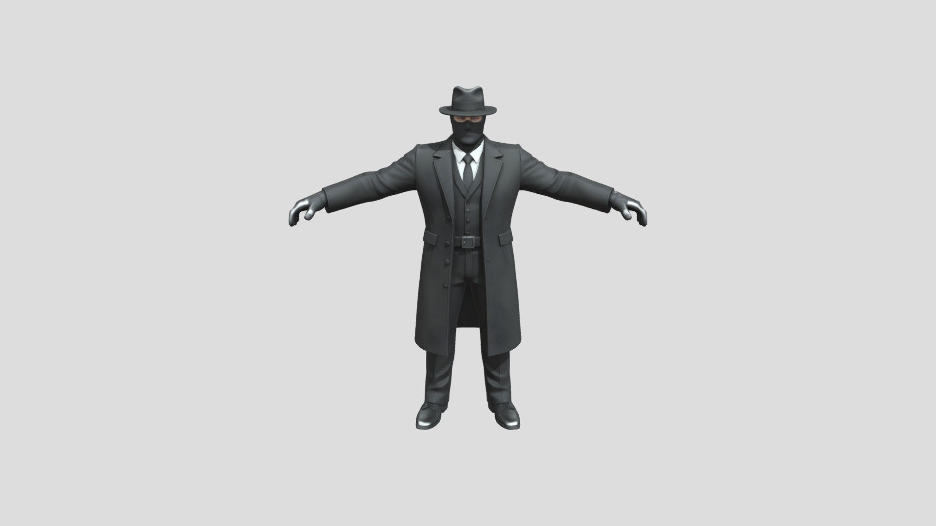 Detective_man(textured/obj) - Download Free 3D model by princemanmaya ...