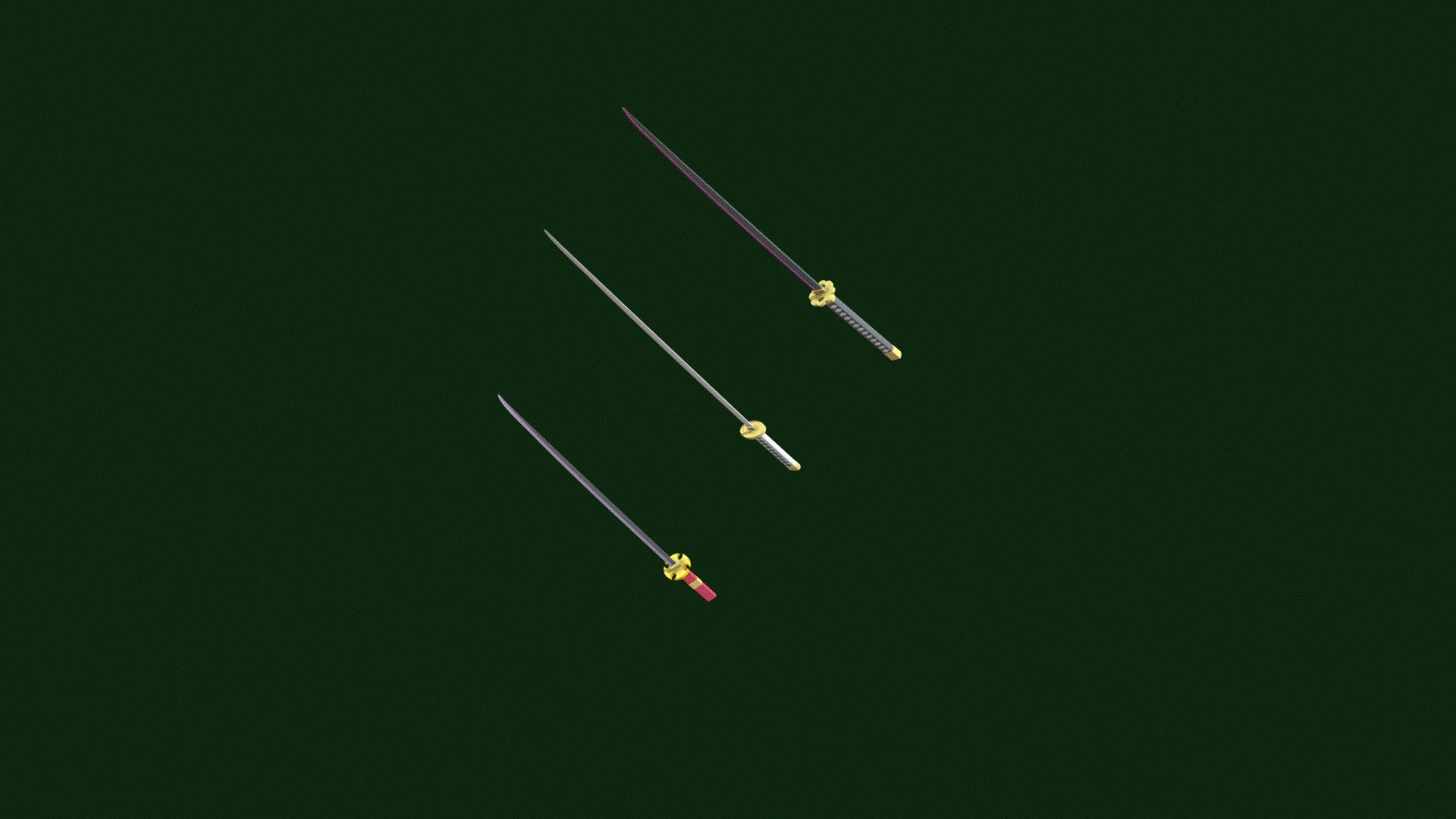 zoro swords - Download Free 3D model by ᗰOᑎKEY ᗪ. ᒪᑌᖴᖴY ...