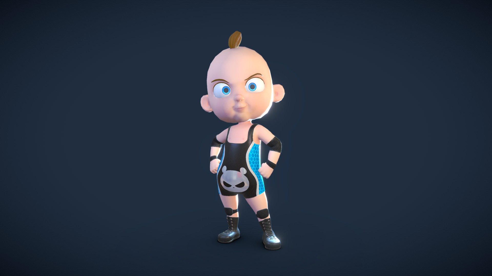 Baby Wrestler - Buy Royalty Free 3D model by efrenfreeze [edbbe71 ...
