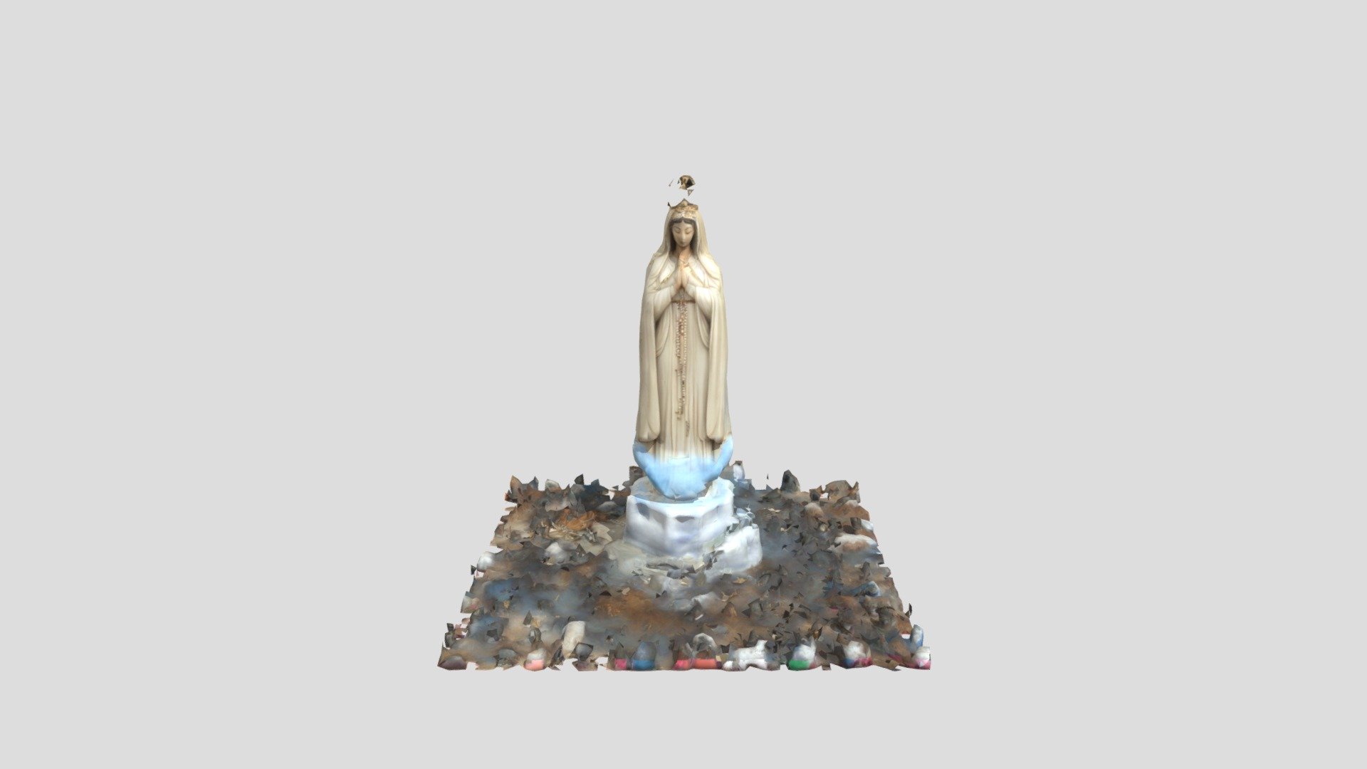 Nossa Senhora de Fatima - 3D model by vladinaumann26 [edbd66a] - Sketchfab