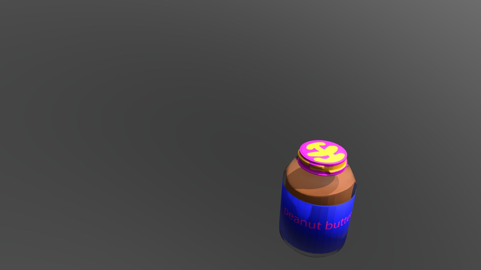 peanut butteR JAR - 3D model by its_ya_boii [edbe4cf] - Sketchfab