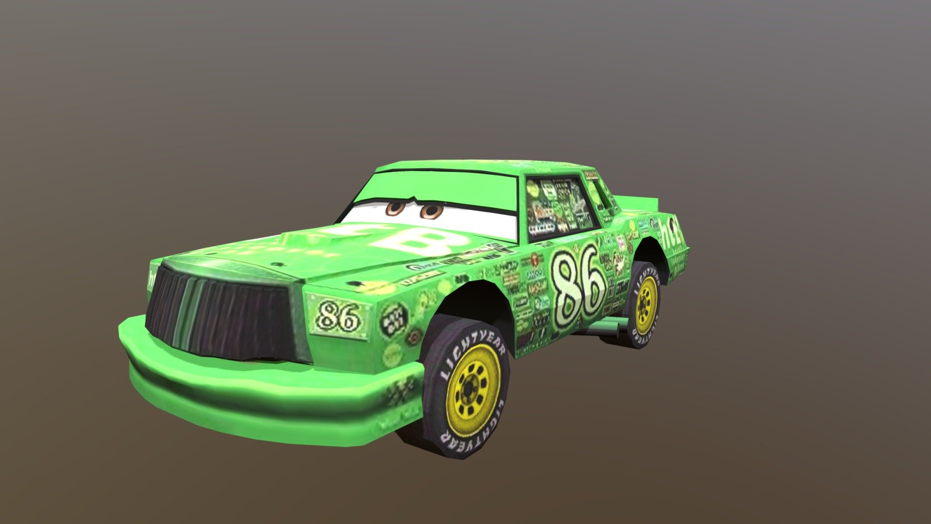 Chick Hicks - Download Free 3D model by vehicar (@vehicar91) [edbf0f7 ...