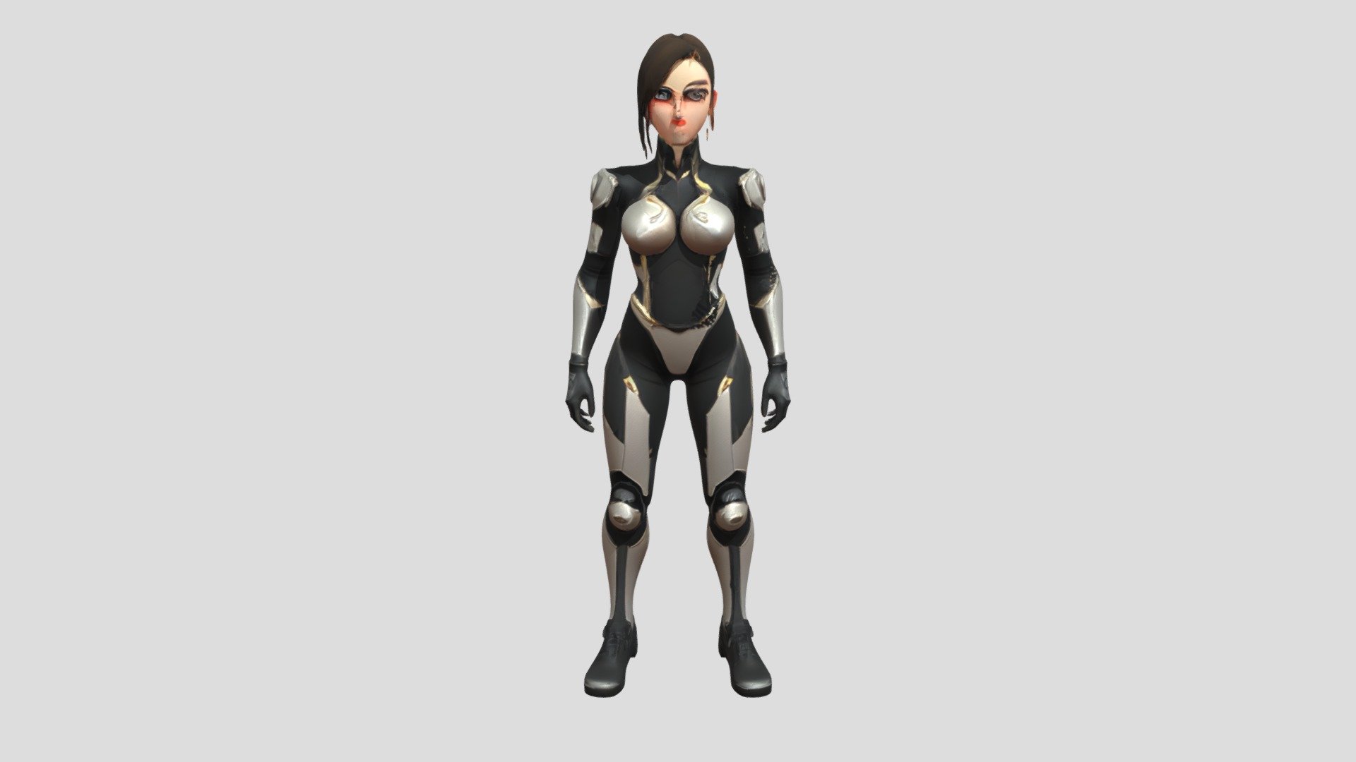 futuristic armored character - 3D model by Mono Sapiens (@monosapiens ...