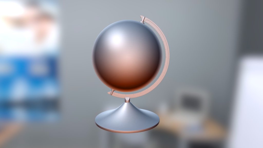Globe untextured - Download Free 3D model by Martins Klevs ...