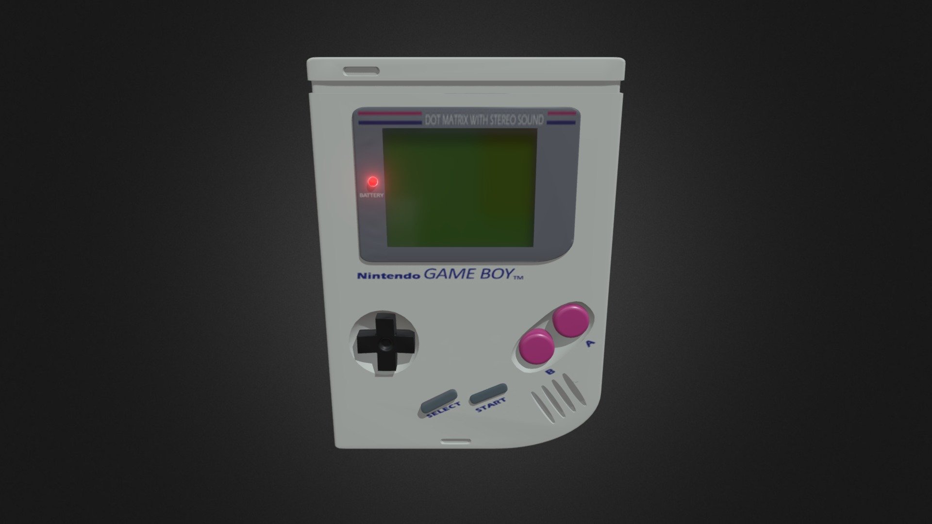 Gameboy - 3D model by VerdeAWX (@NikoToar) [edc0a96] - Sketchfab