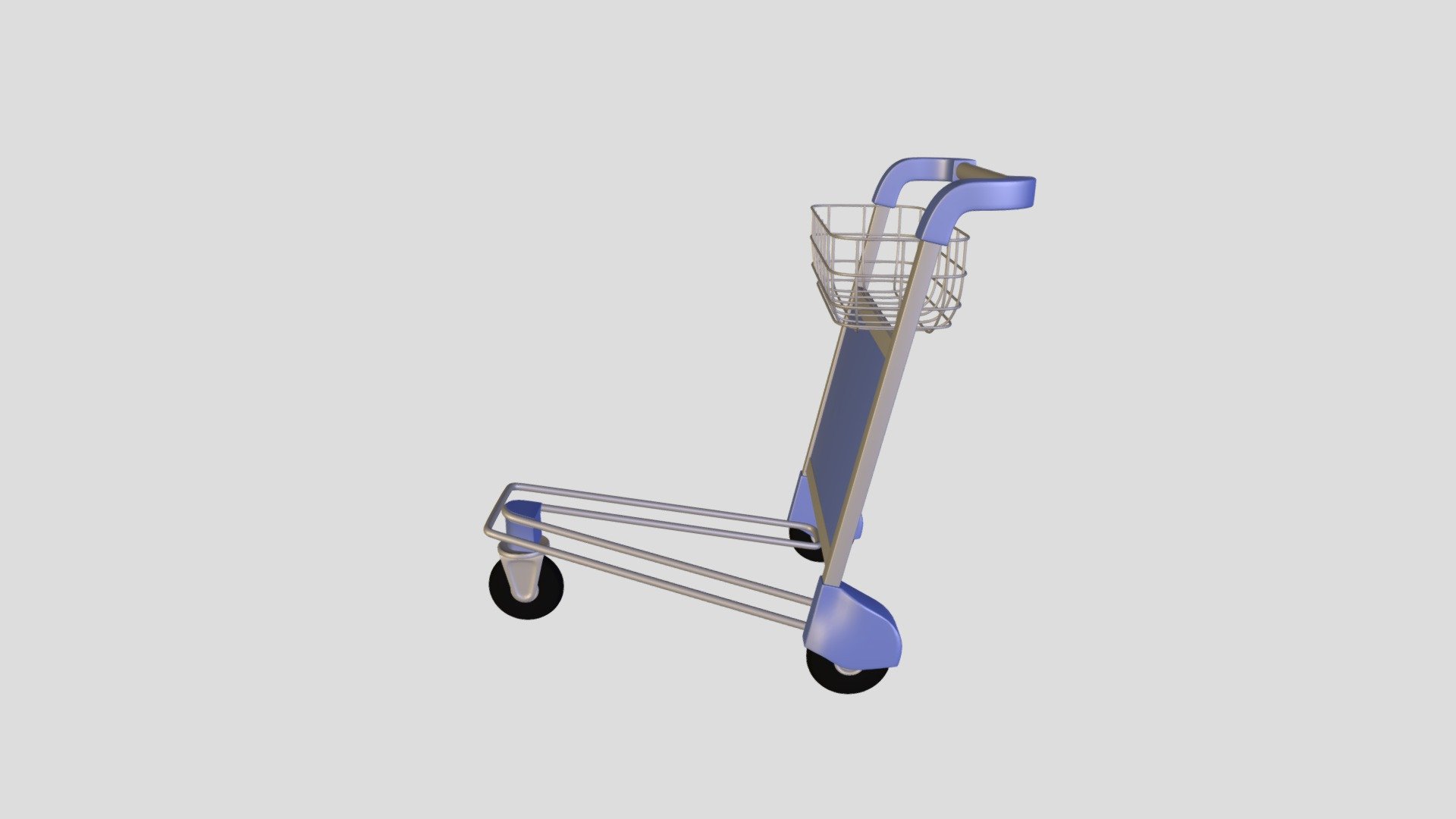 AIRPORT TROLLEY - 3D model by Juliograph [edc4fd1] - Sketchfab