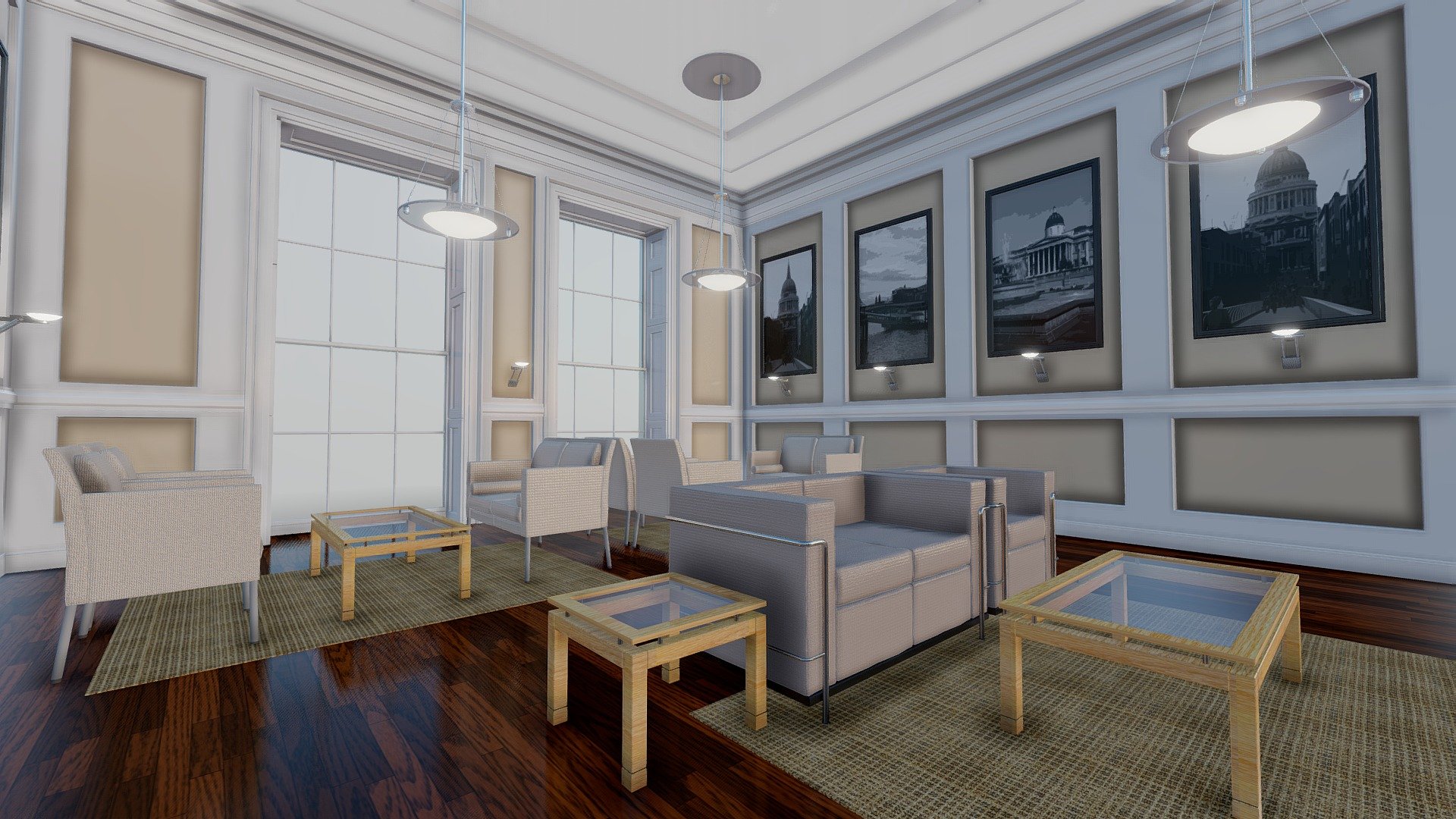 3D_Lounge_01_FBX - Download Free 3D model by Giimann [edc5201] - Sketchfab
