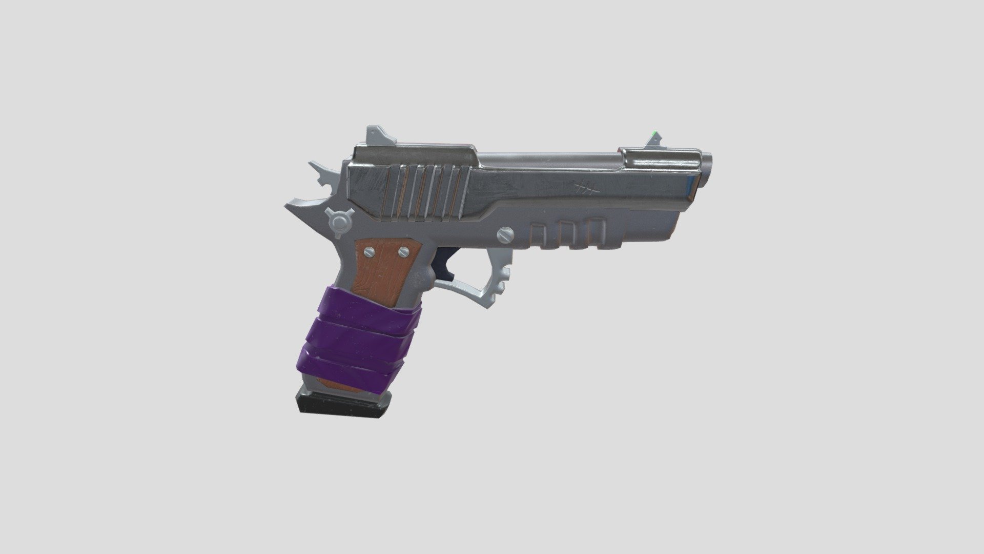 Handgun - 3D model by Gandasdof [edc69a8] - Sketchfab