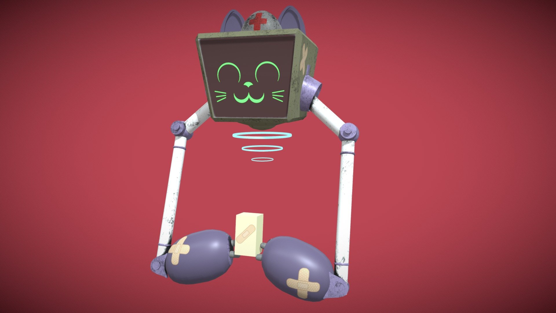 Nursecat robot - 3D model by Sergio.Tamayo [edc7680] - Sketchfab