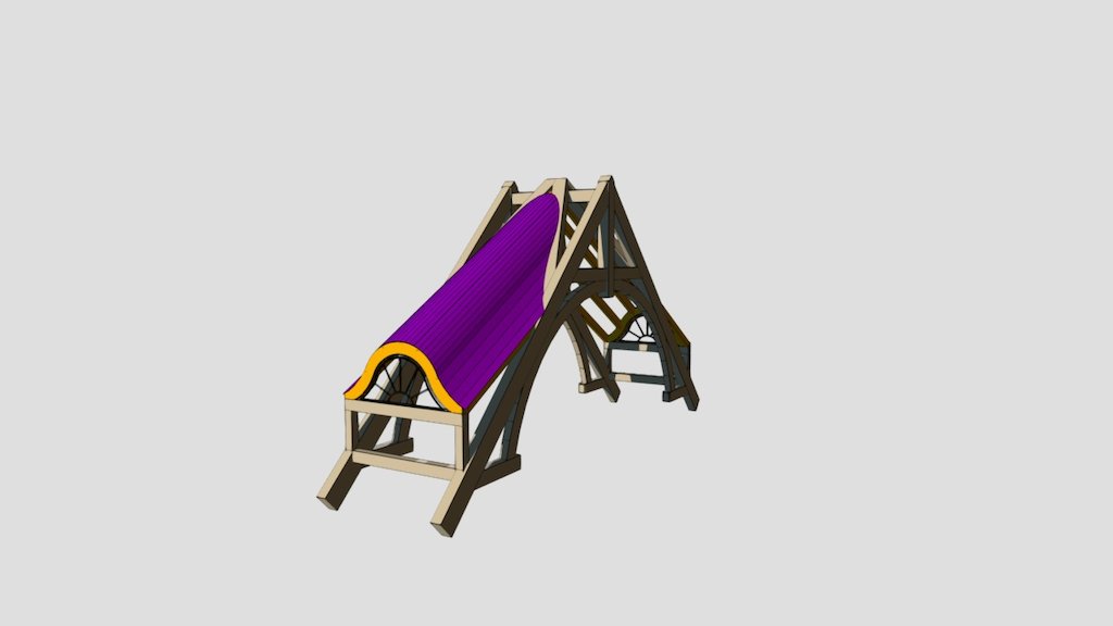 Timber Truss + Eyebrow - 3D model by Mike (@mikeb) [edc79a5] - Sketchfab