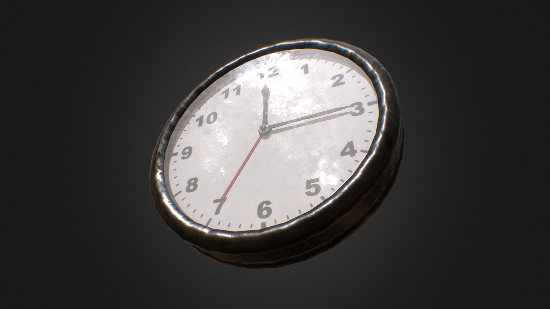 Basic Clock Rigged - Download Free 3D model by Blender3D [edc8c38 ...