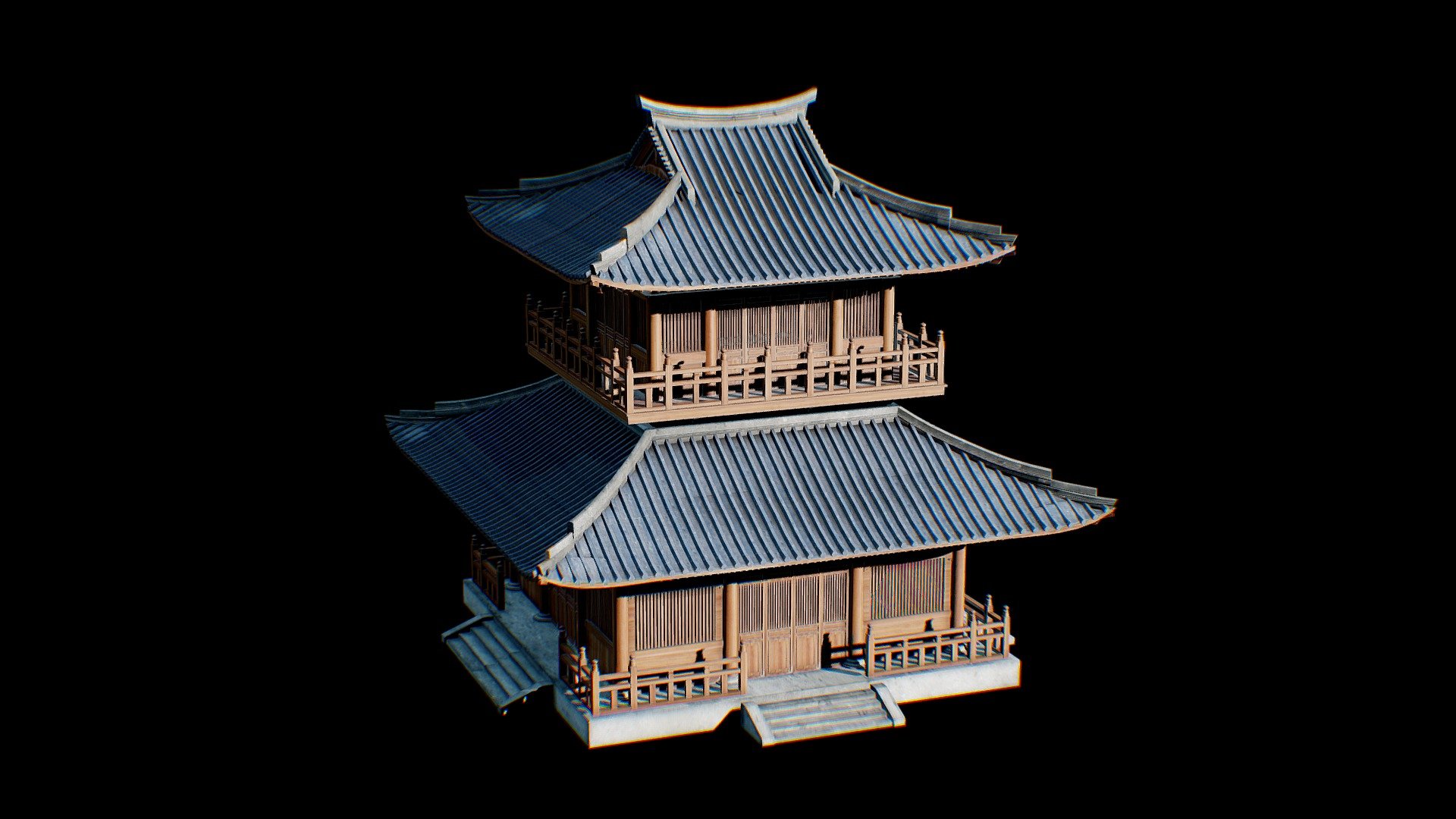 Chinese Temple - Buy Royalty Free 3D model by Freepoly.org (@blackrray ...
