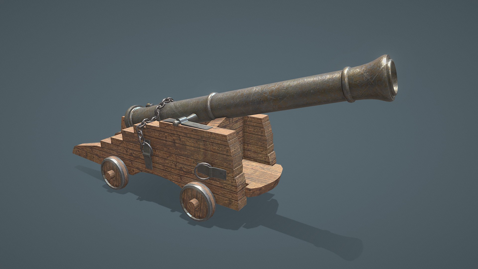 Cannon - Download Free 3D model by Adrian Christians (@Aedrian1 ...