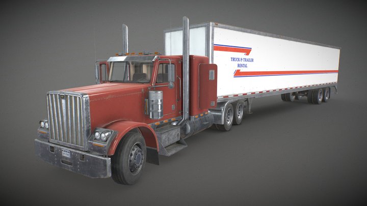 3d Tractor Trailer Models