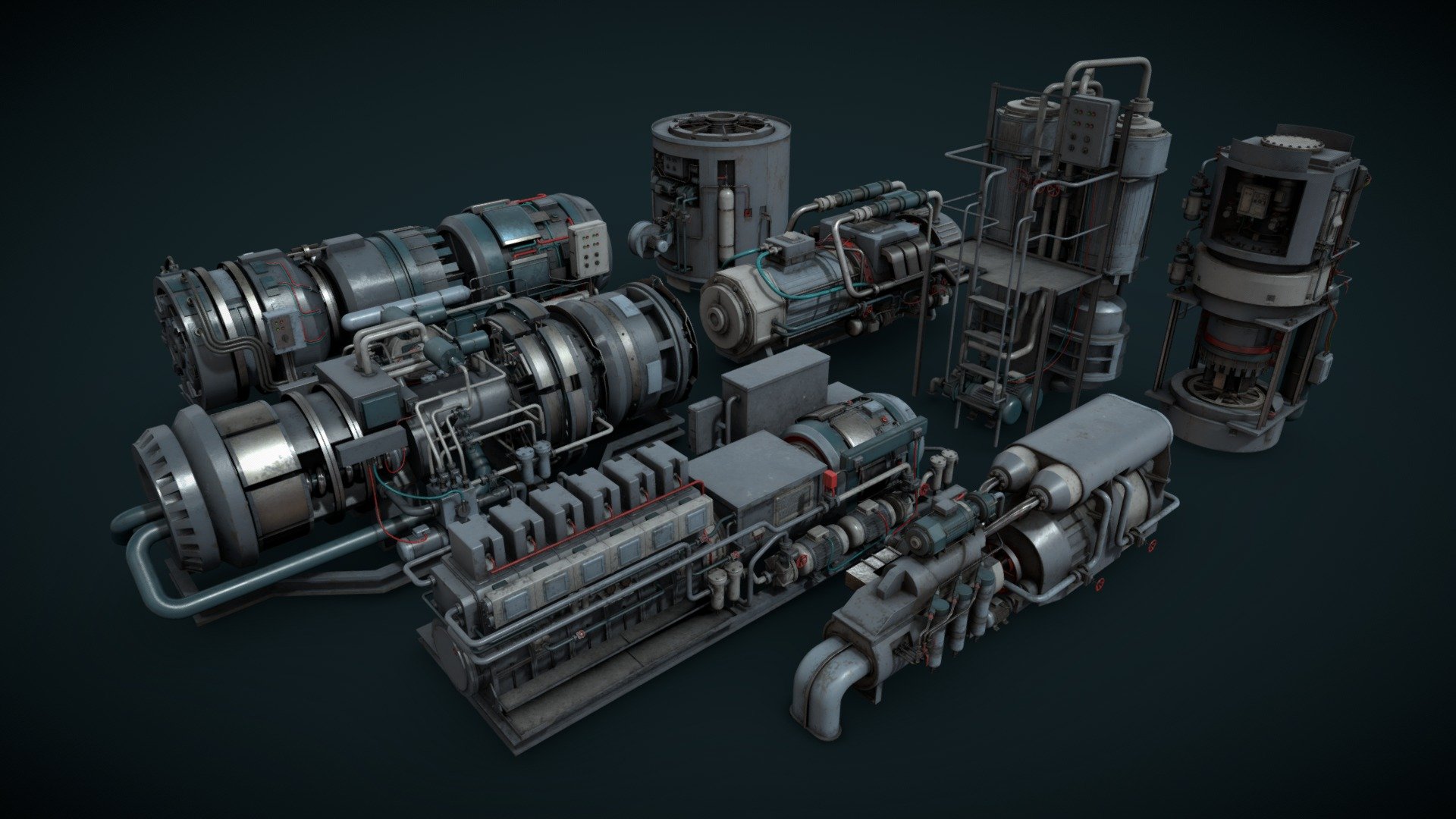 Machinery devices pack Vol3 - Buy Royalty Free 3D model by maxpsr ...
