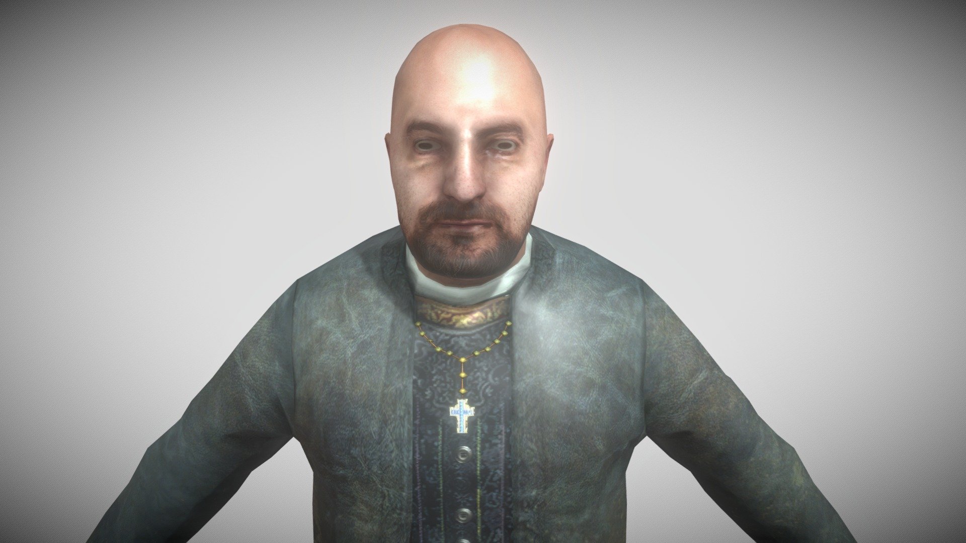 HD monk - Download Free 3D model by photon (that one larry) (@Professor ...