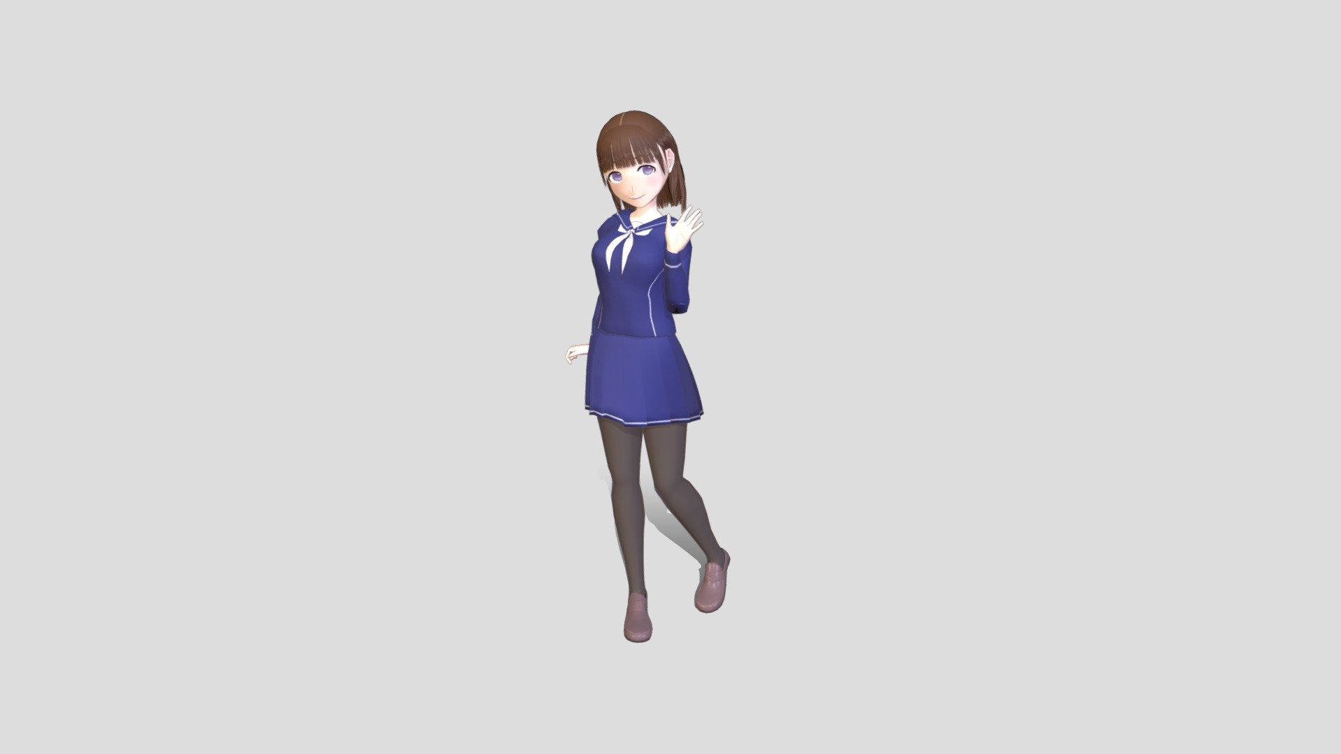 姉ヶ崎寧々 (Nene Anegasaki) - 3D model by relink (@relink07) [edd330f ...