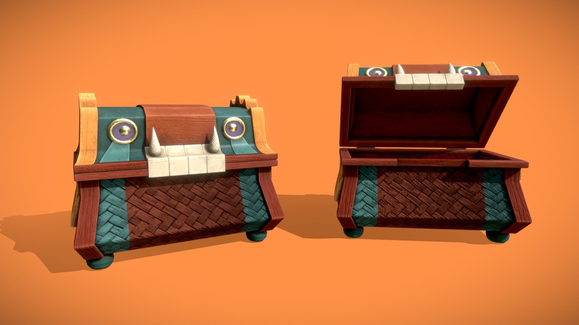 Jungle Treasure Chest - Buy Royalty Free 3D model by Eddie's Bazaar ...