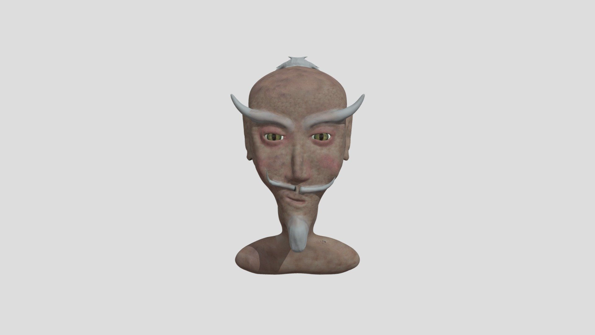 Old Asian head - Download Free 3D model by cmarrero01 [edd8ccc] - Sketchfab