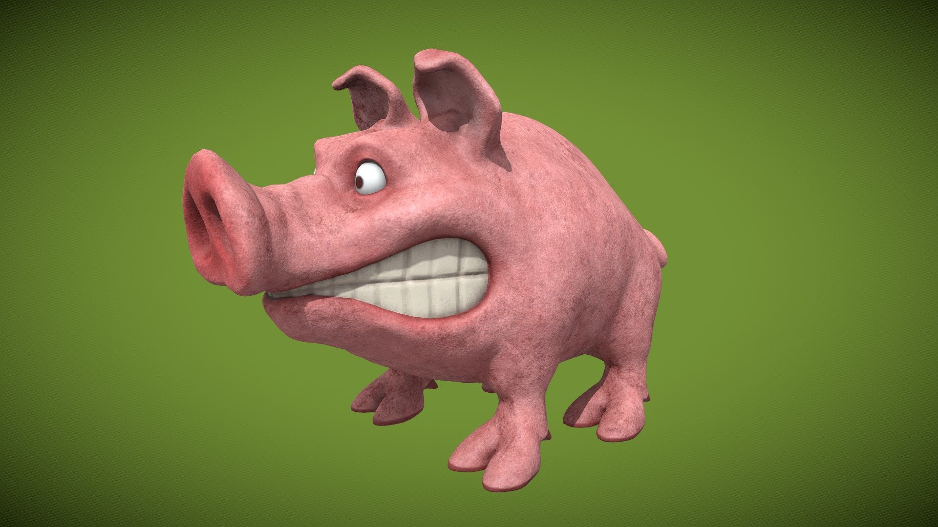 Pork cartoon - Download Free 3D model by emelyarules [edd981c] - Sketchfab