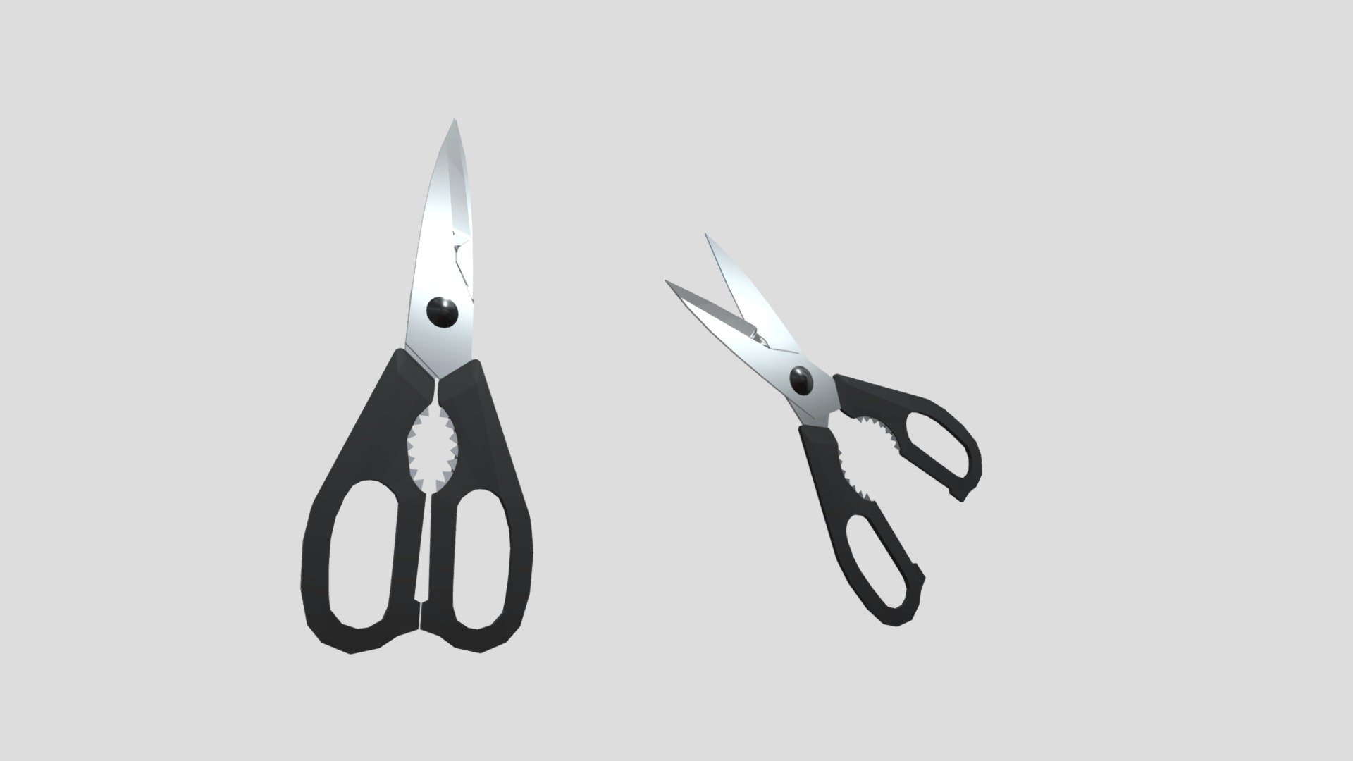 Kitchen Scissors - Download Free 3D model by Ilfest [edda532] - Sketchfab