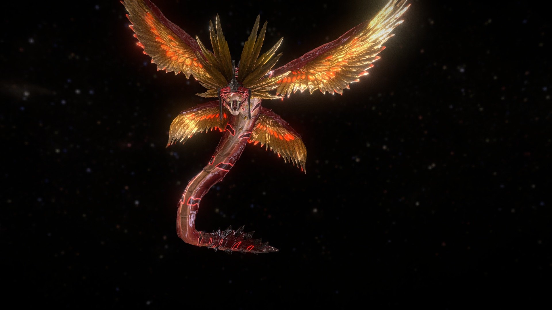 Kukulkan Animated model - Buy Royalty Free 3D model by pixol3d [eddb577 ...