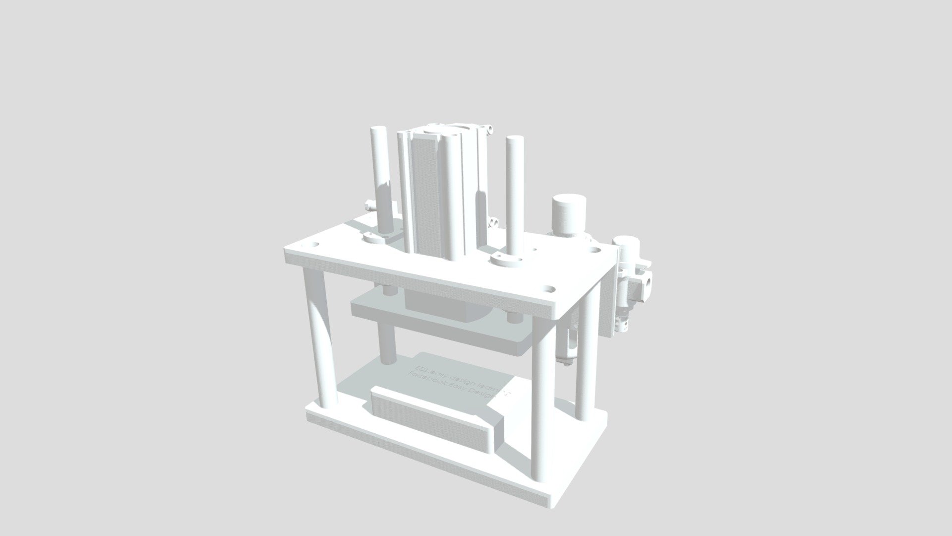 EDL MINI PRESS MACHINE - 3D model by LnwCAD.com (@easy.design.learning ...