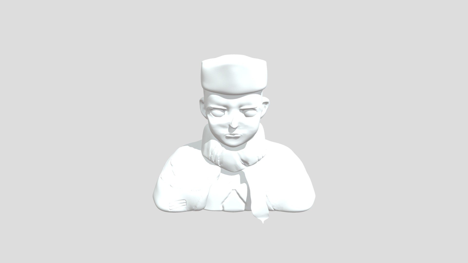Tristan Owen Tjandera- Si Pitung- UTS 3D Sculpti - 3D model by owentjandera [eddbd45] - Sketchfab