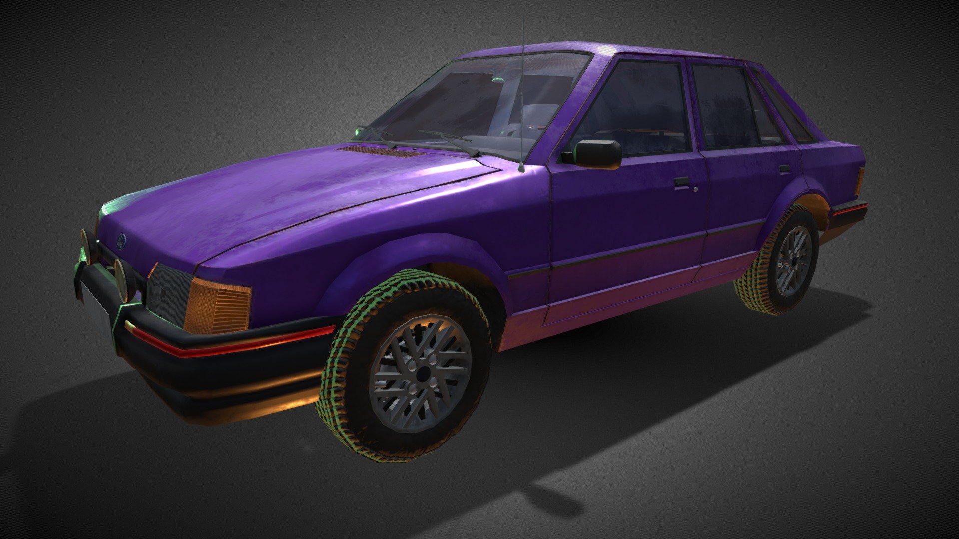 Ford Escort MK4 - Buy Royalty Free 3D model by IgnacioAlbano [edde069 ...