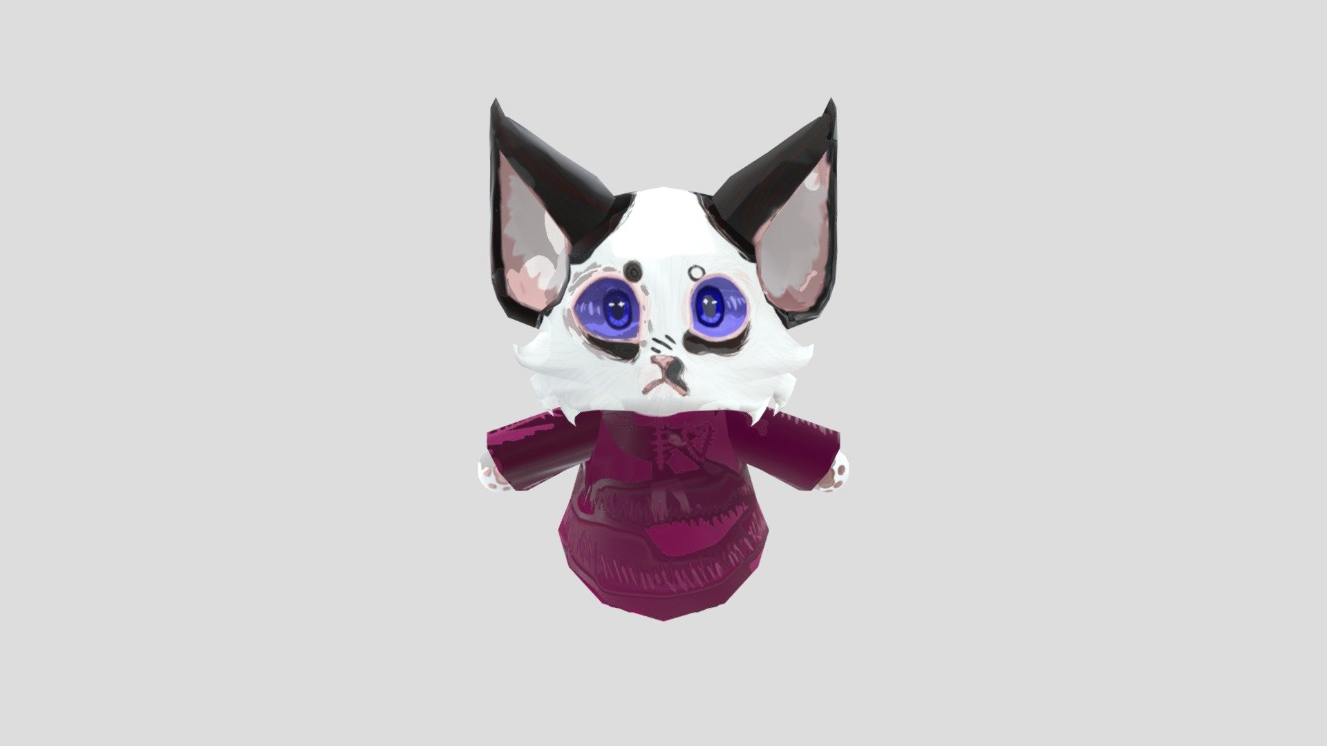 finished cat doll - 3D model by catboyloki [eddf28c] - Sketchfab