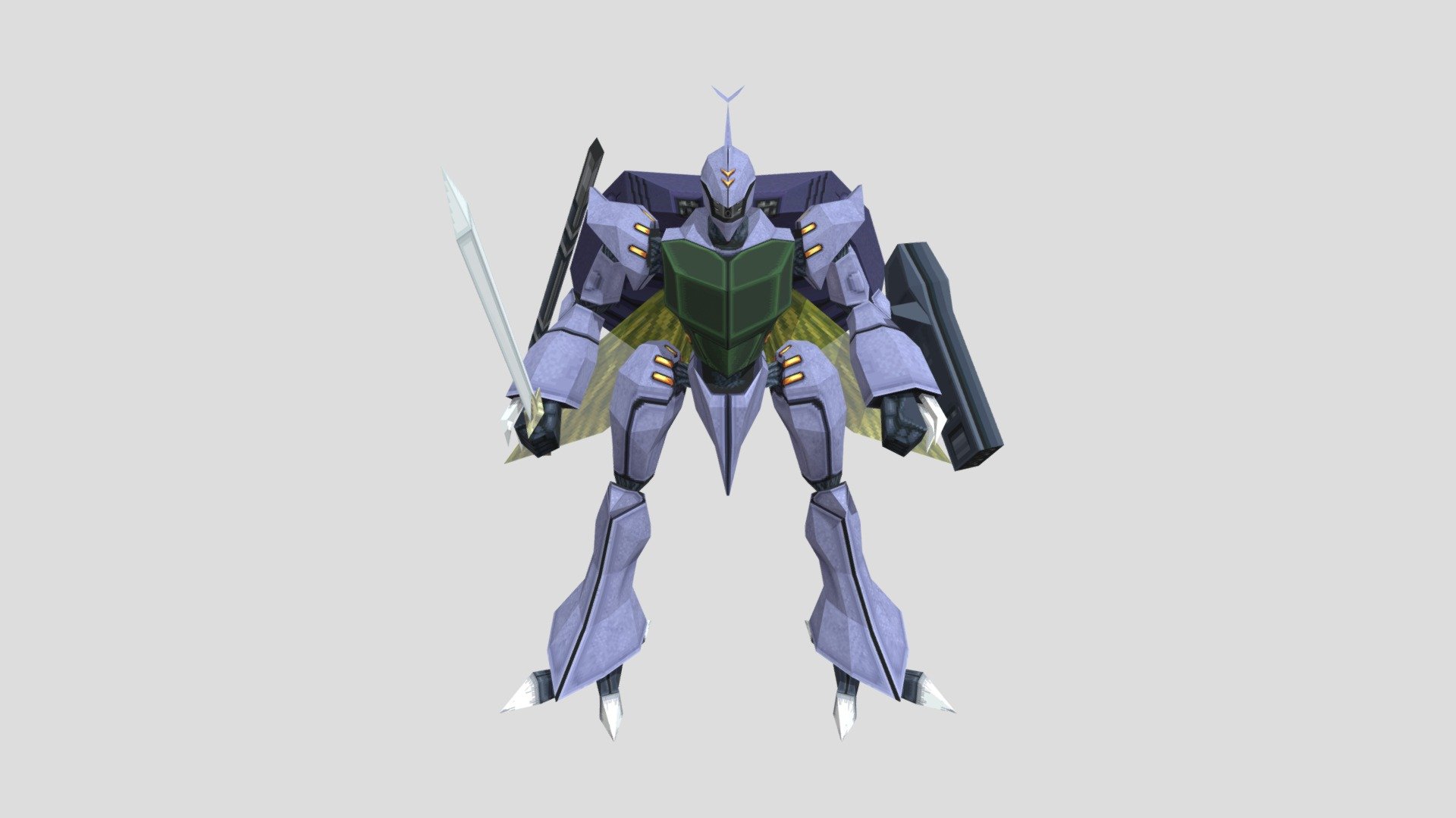Aura Battler Dunbine - Dunbine - Download Free 3D model by Galax27 ...