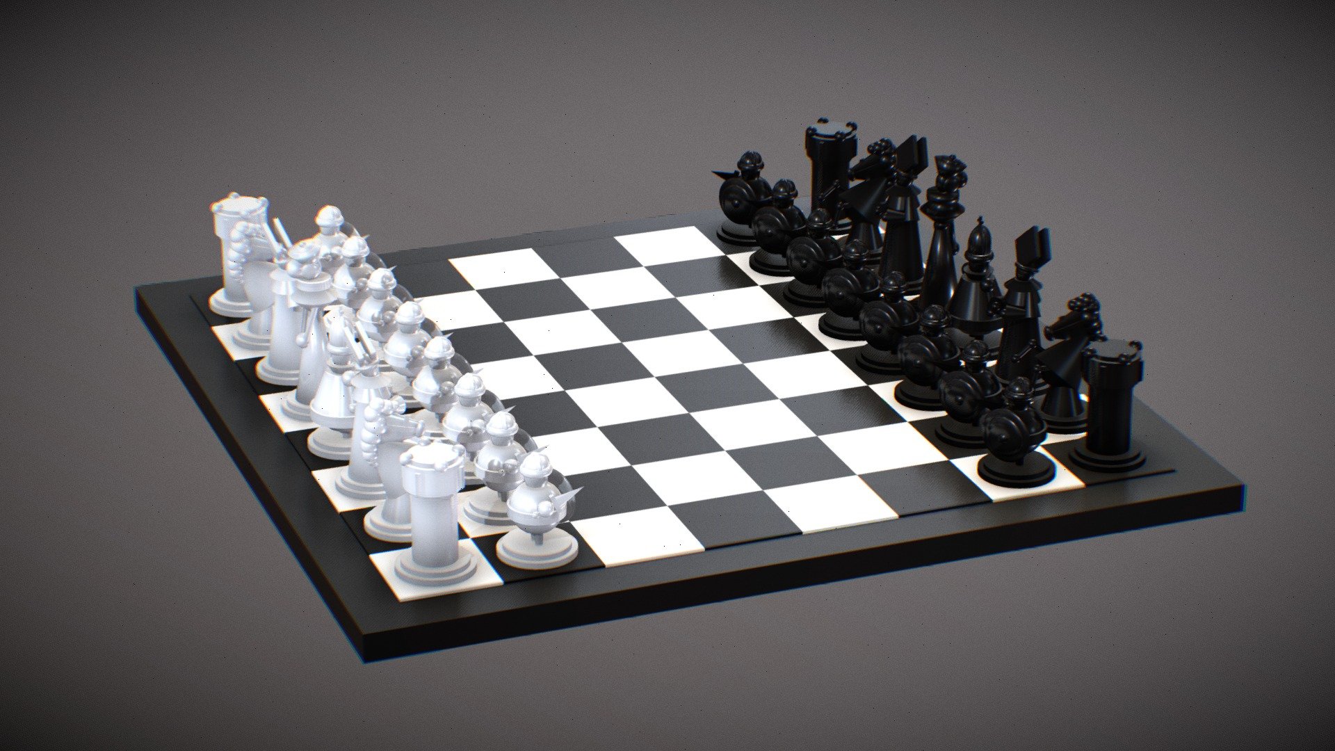 SKVOT Lesson / Chess Version B - Download Free 3D model by ...