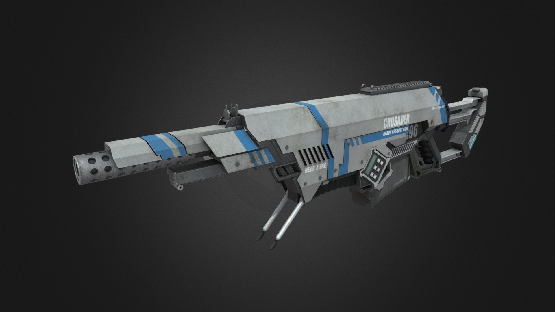 Automatic Rifle Concept - 3D model by workman3d [ede2cb5] - Sketchfab