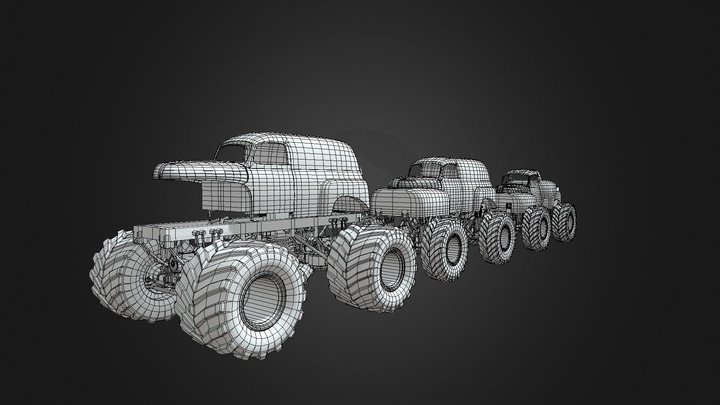Mudtruck 3D models - Sketchfab