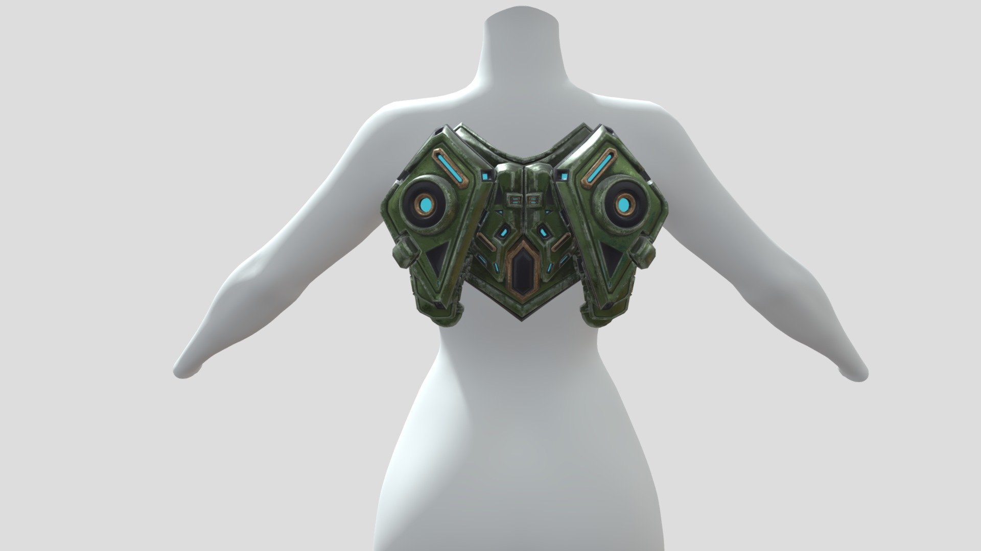 Avatall Eve Armor Back Shara - Buy Royalty Free 3D model by pocolov ...