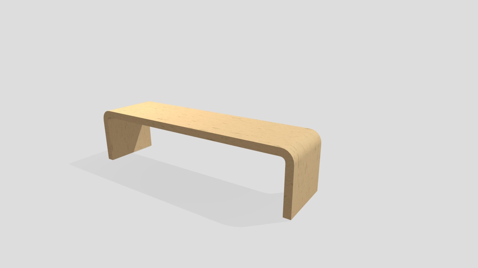 Simple bench - Download Free 3D model by AnnPiskacov (@AndreaPiskacova ...