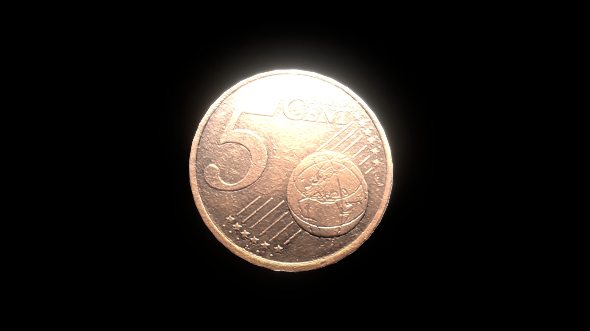 5cent coin - 3D model by bnidz [ede5379] - Sketchfab