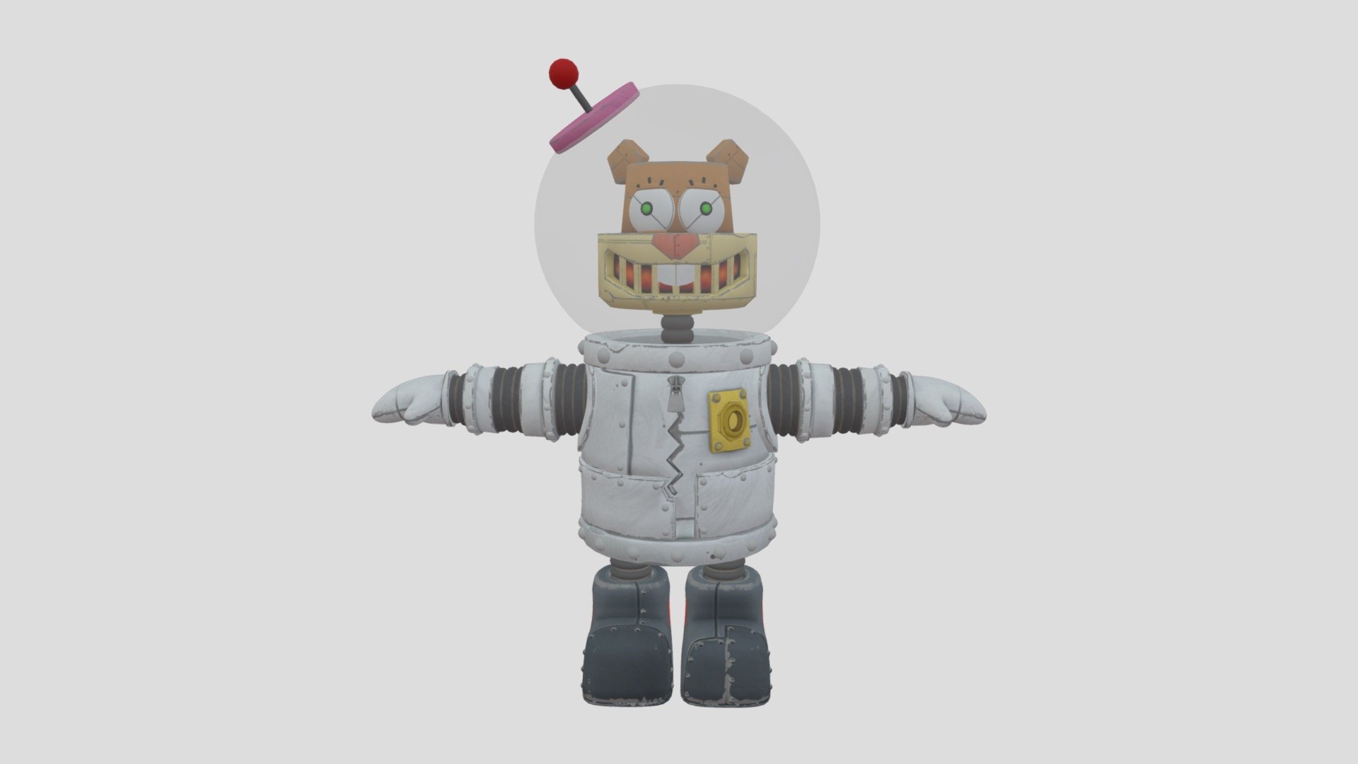 BFBBR - Robo Sandy - Download Free 3D model by SMF Features Developed ...