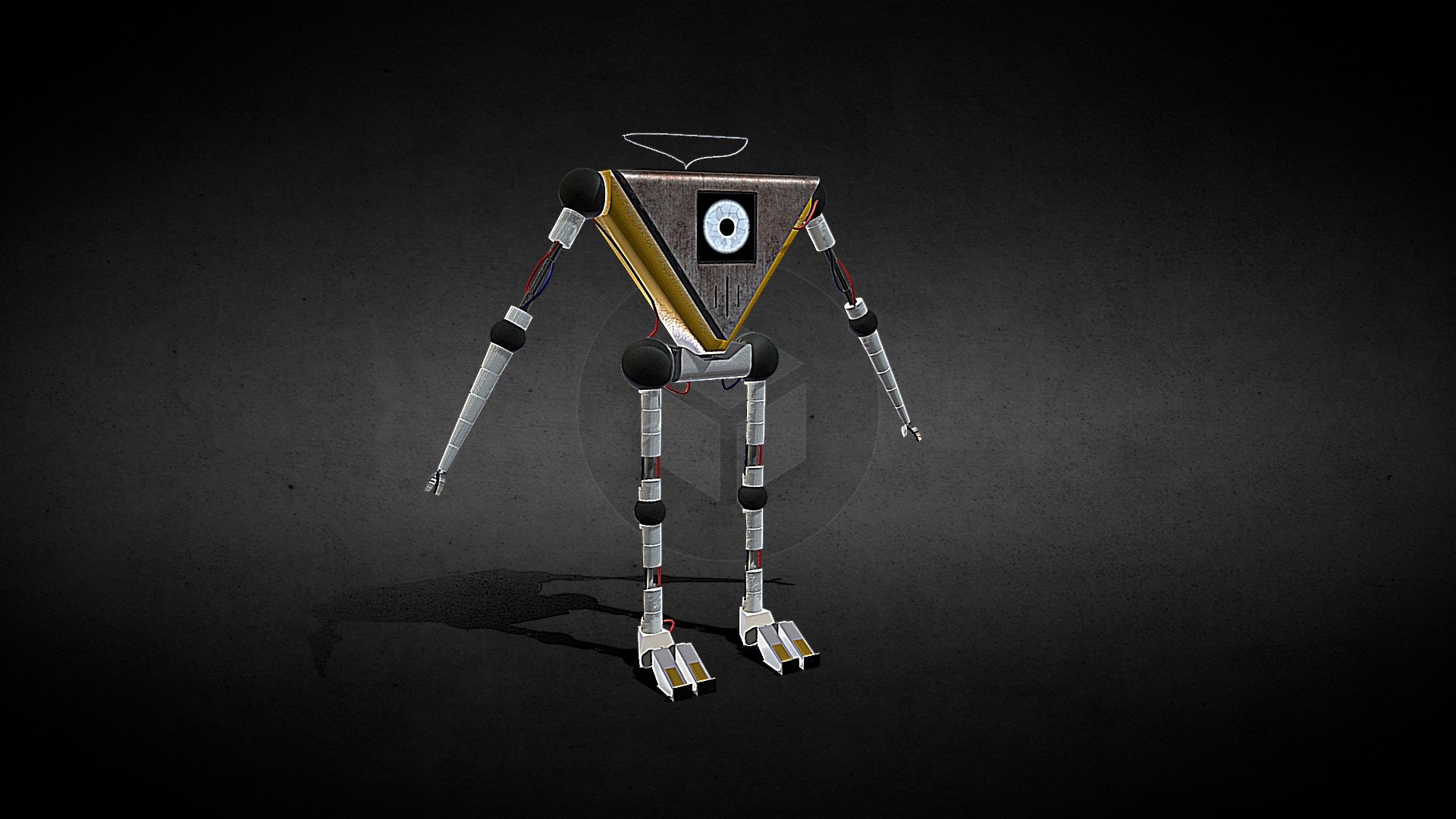 Borderlands Style Robot - 3D model by KaiChilds [ede7a97] - Sketchfab