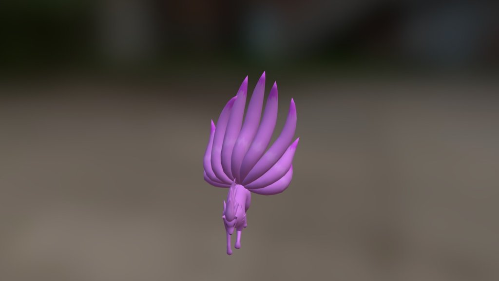 Purple Ninetales - 3D model by Norasya [ede849f] - Sketchfab