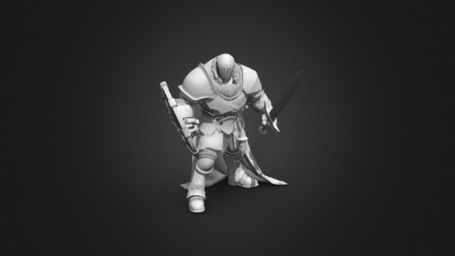 Knight posed - Download Free 3D model by tagalong [ede9443] - Sketchfab