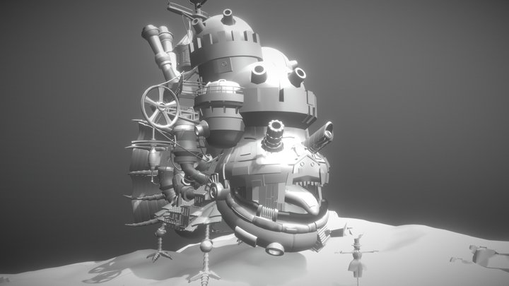 Howls-moving-castle 3D models - Sketchfab