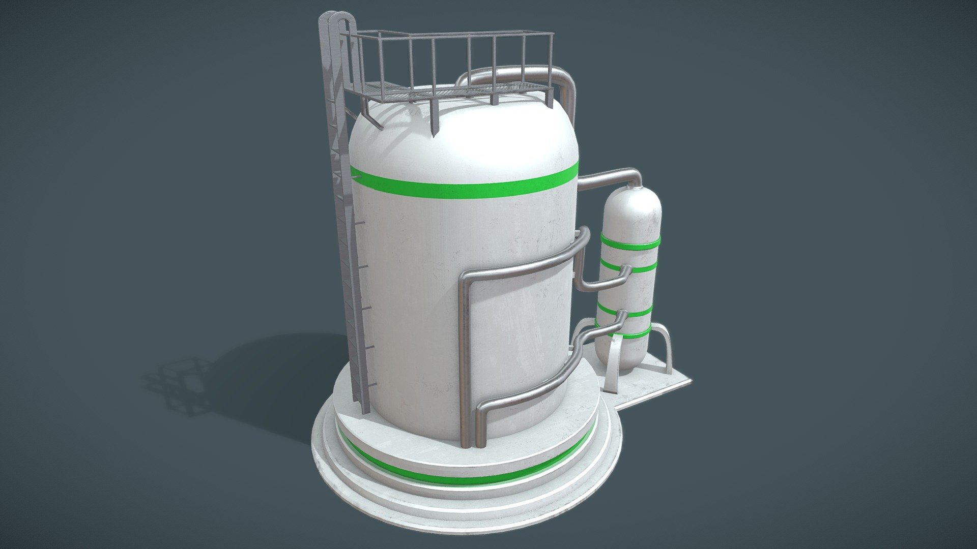 Fuel Tank - 3D model by acoolrocket [edeb892] - Sketchfab