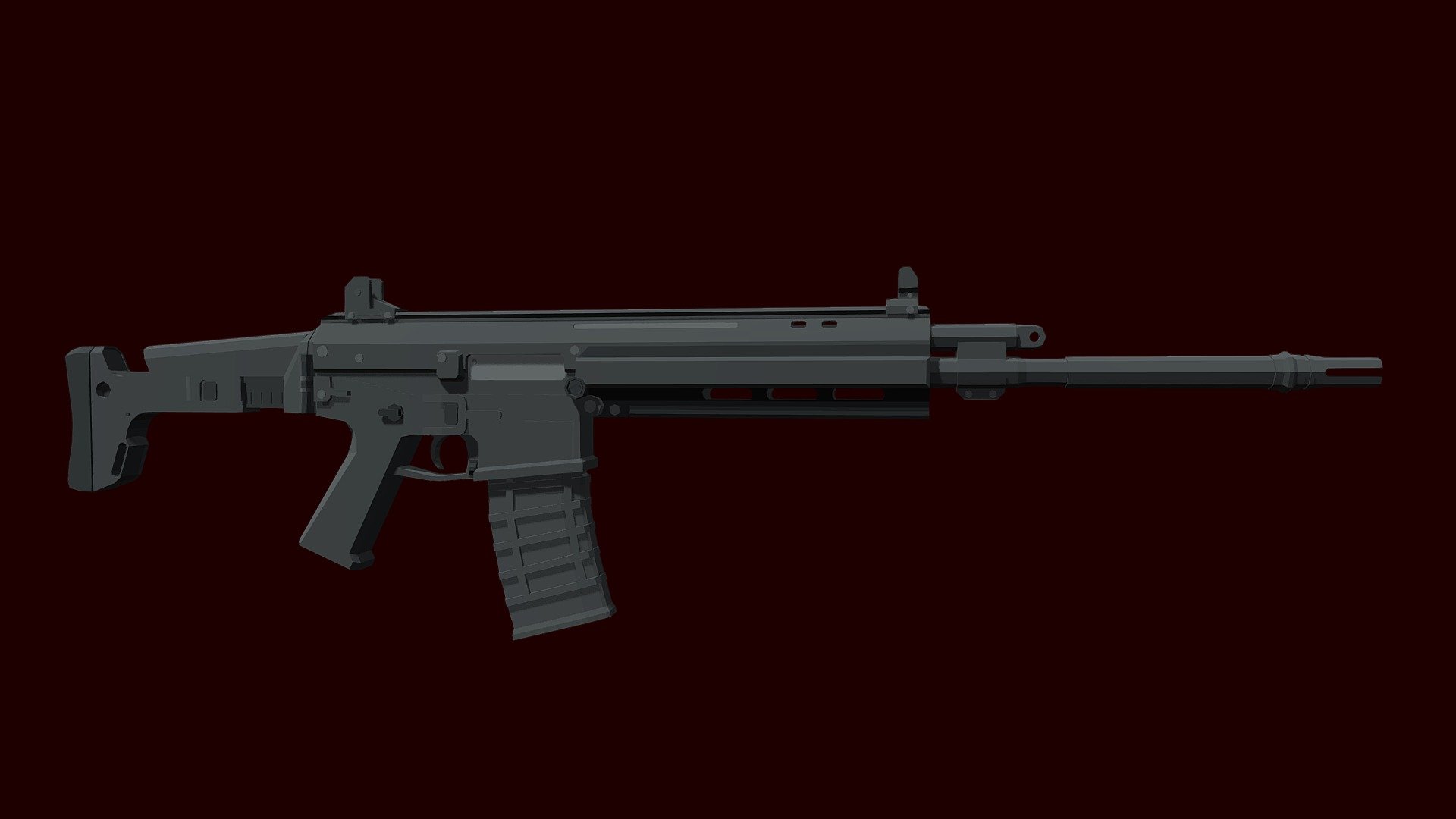 Low Poly Bushmaster ACR - 3D model by BLACKACTIVITY [eded4e9] - Sketchfab