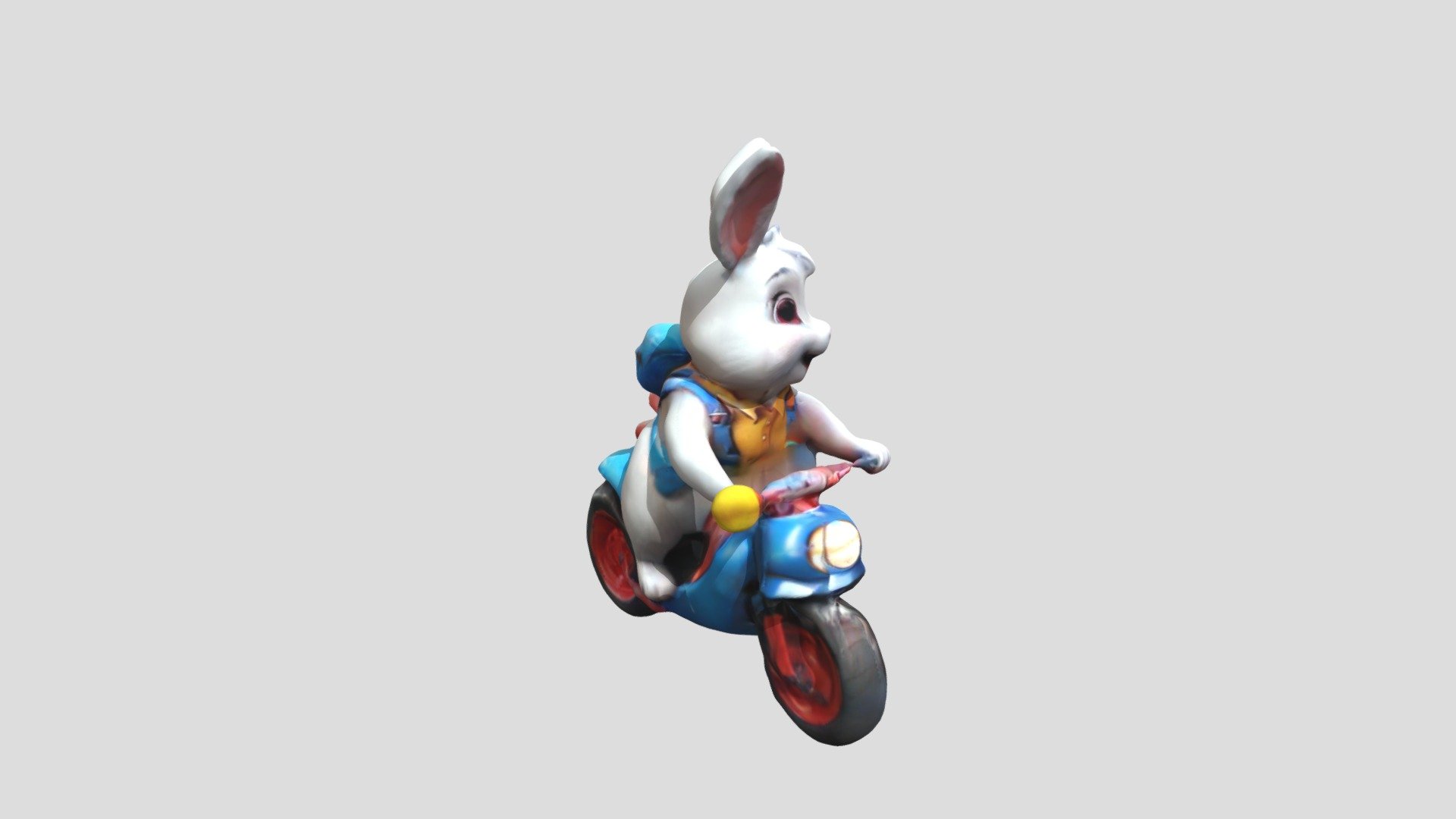 Cartoon_rabbit_riding_a_pig - 3D model by Pich (@pikupila) [eded52f ...
