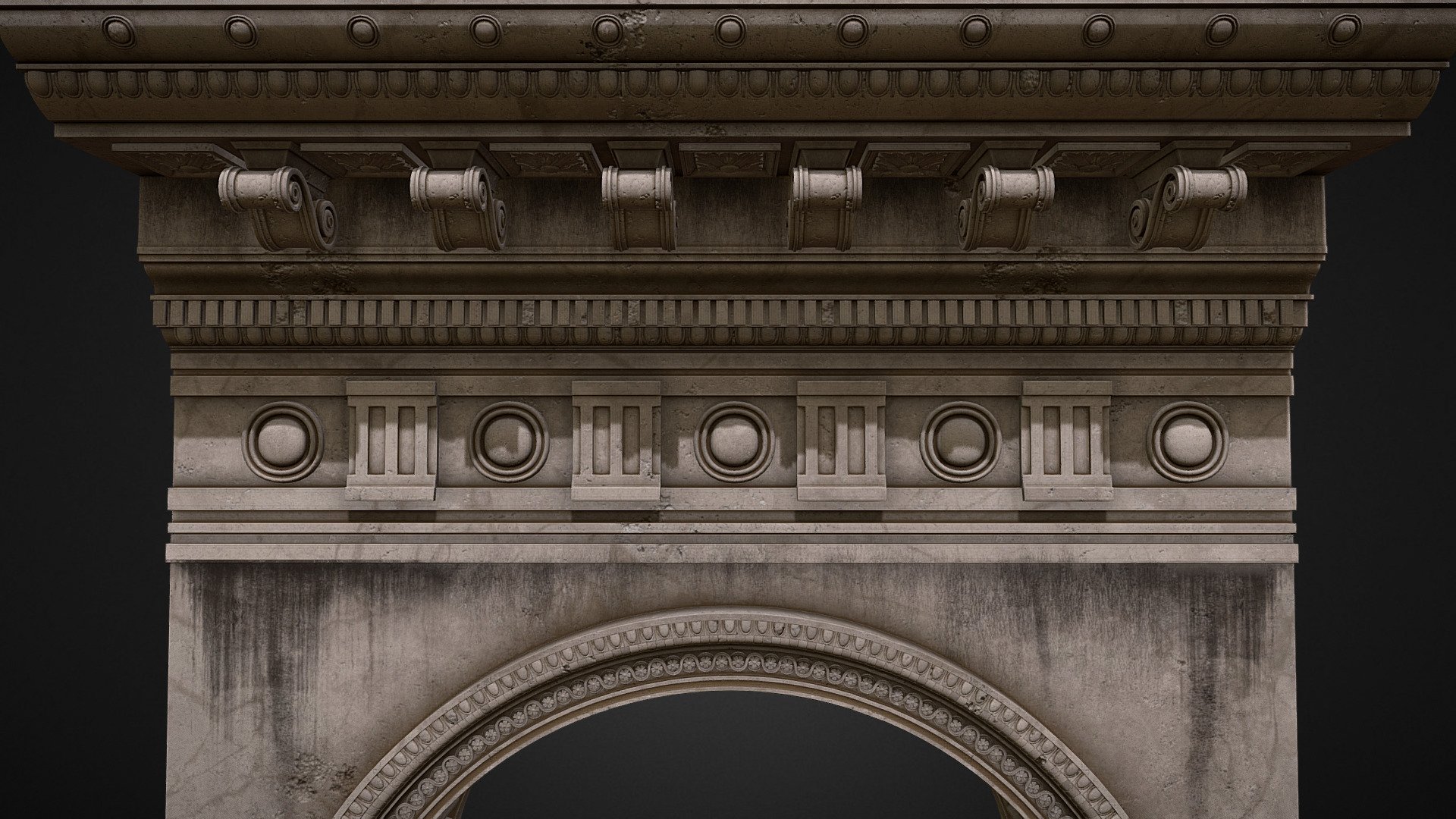 Ancient Arch - Download Free 3D model by Alexandru Jardan ...