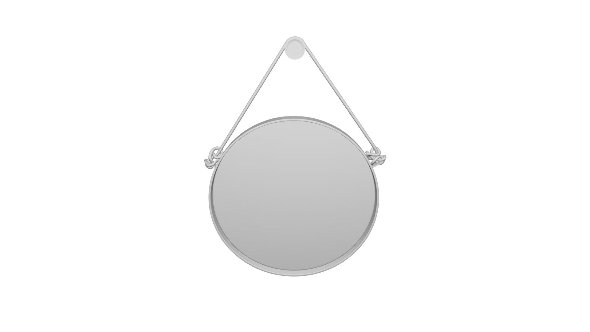 The Iron and Rope mirror Round. DG-HOME - 3D model by dg-home.ru ...