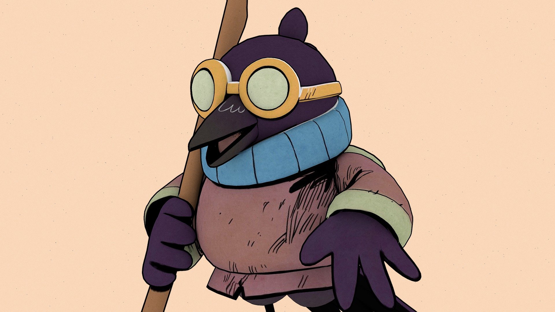 Stylized Cute Creature - Crow - 3D model by Kim Shyuen (@kimshyuen ...