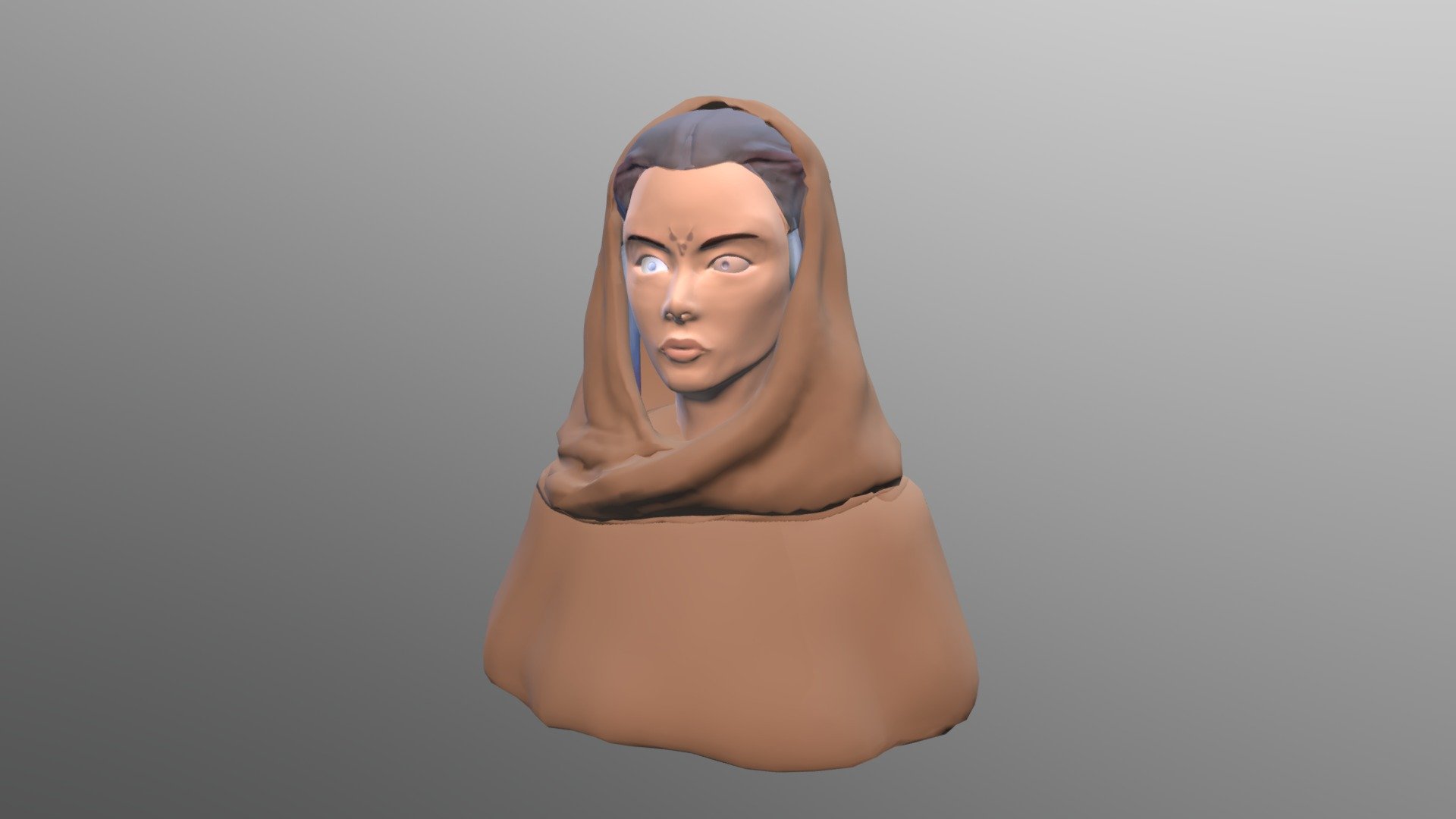Head Bust - 3D model by VONbless [edf3dca] - Sketchfab